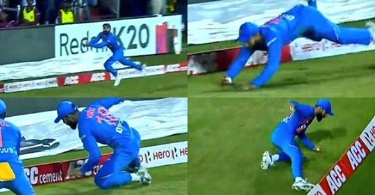 WATCH: Virat Kohli Pulls Off Stunning Catch Against West Indies