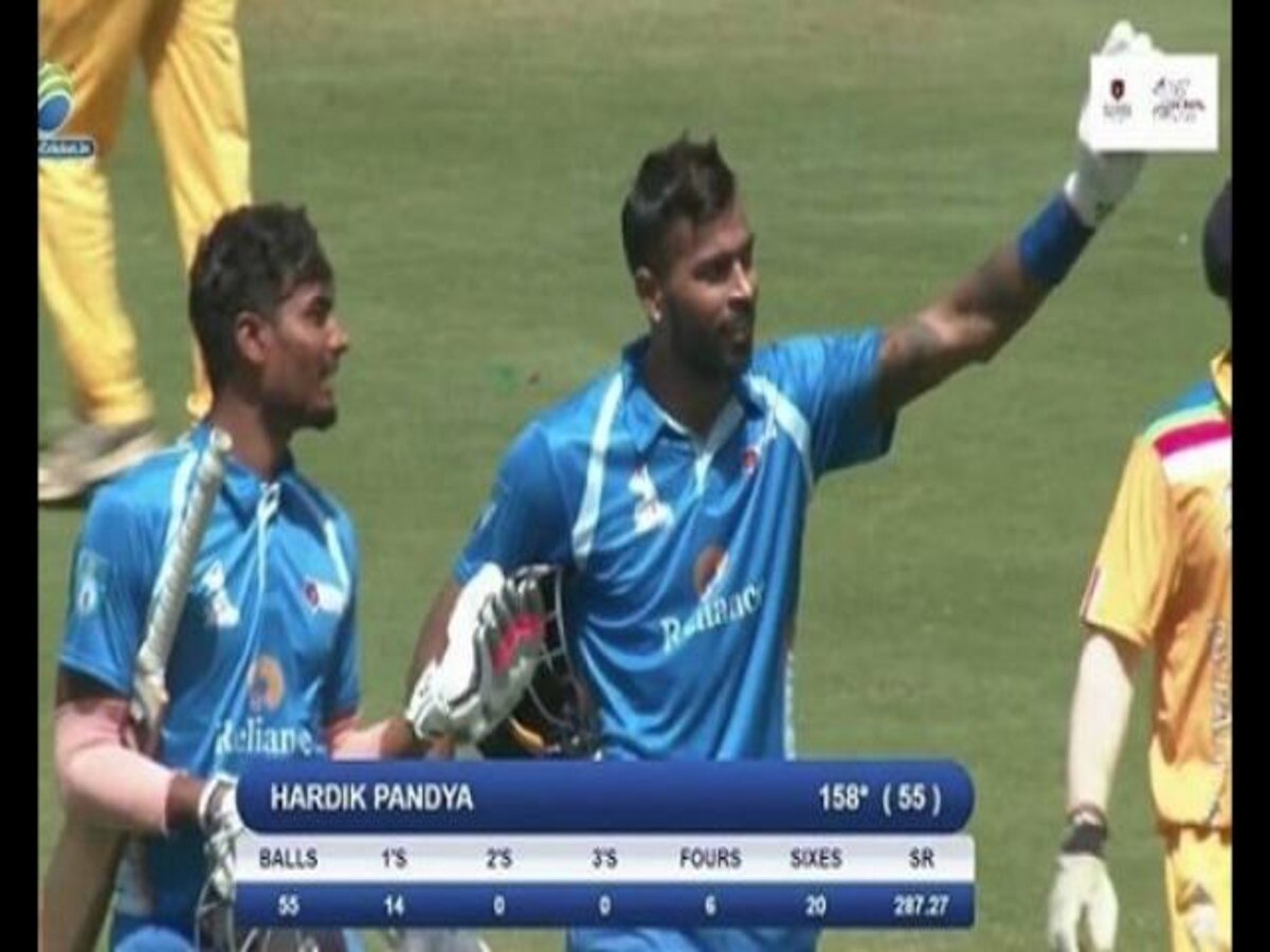 Watch: Fans charge into the field following Hardik Pandya's sensational ...