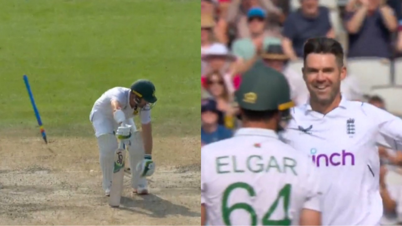 ENG vs SA 2nd Test: Jimmy Anderson sends Proteas skipper's off stump ...