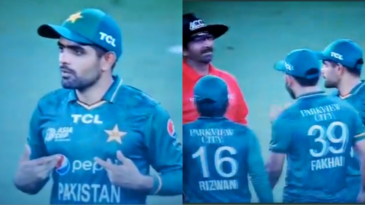 Pak Vs Sl Babar Azam Gets Upset As Umpire Allows Drs Without His Consent