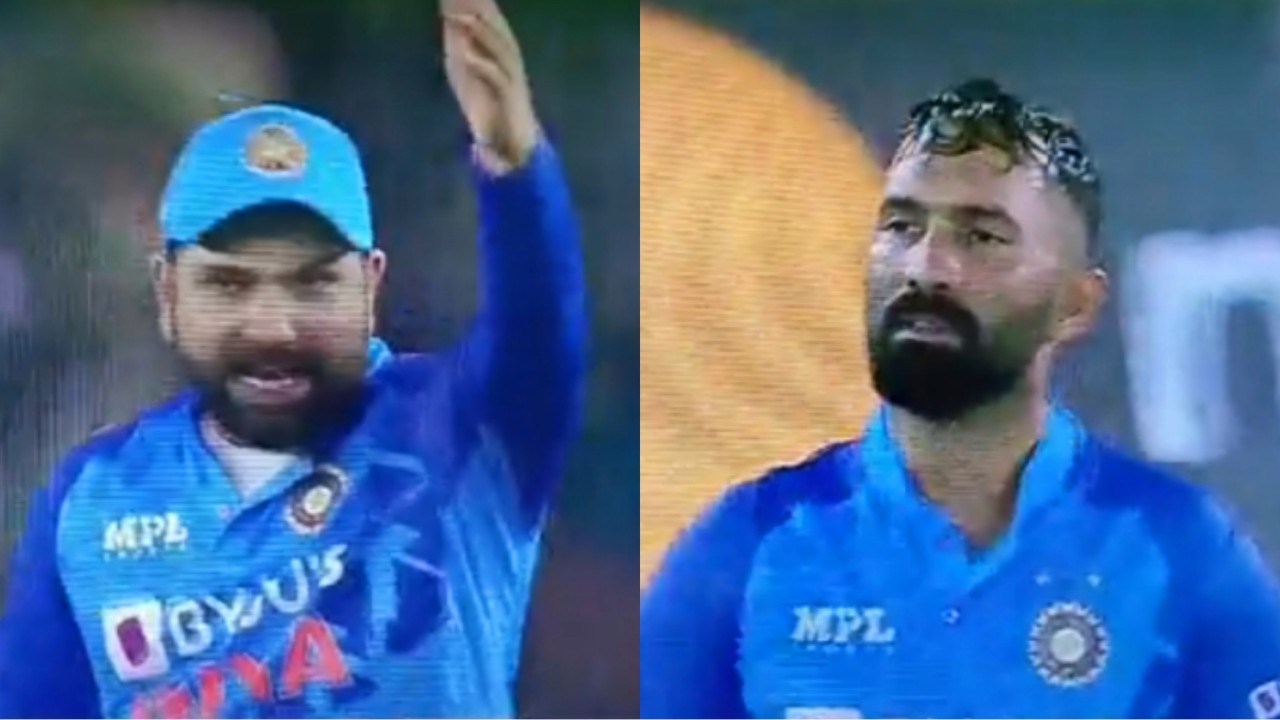 Watch: Rohit Sharma gets angry as Dinesh Karthik and Yuzvendra Chahal forget to appeal for LBW ...