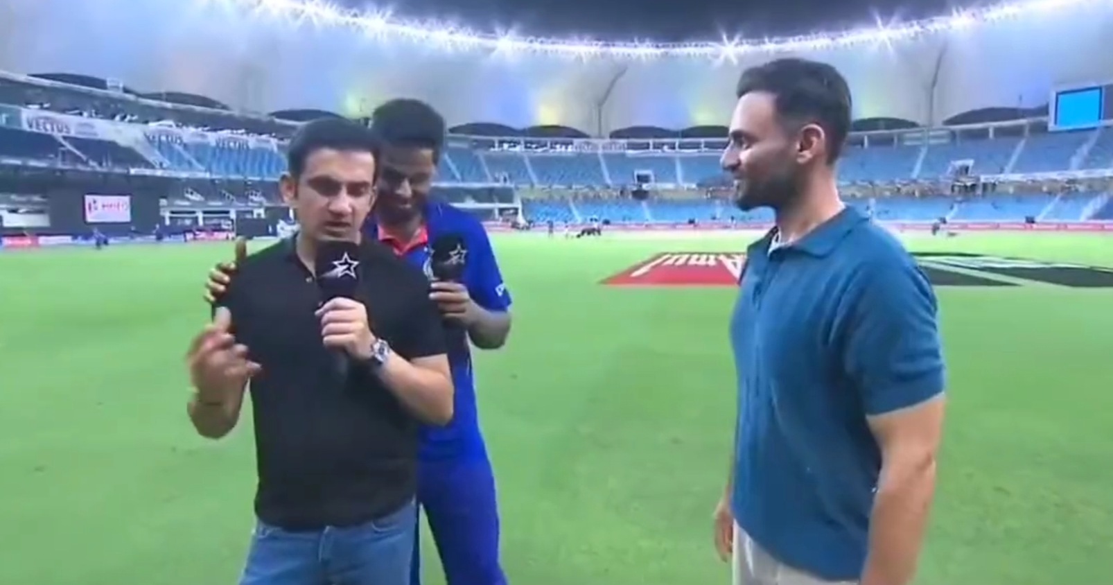 Watch: Suryakumar has a fun moment with Gautam Gambhir as he prefers him over Kohli for No.3 ...
