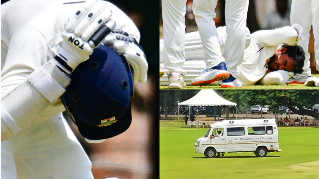IPL Star Venkatesh Iyer suffers serious NECK INJURY during Duleep ...